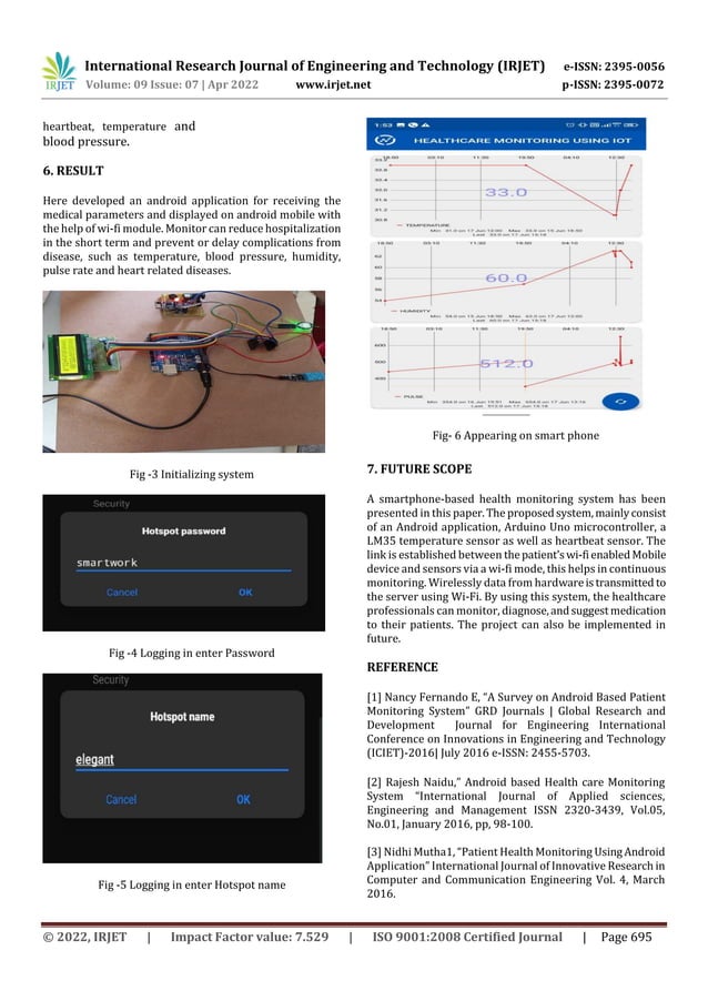 Android Based Patient Health Monitoring System | PDF