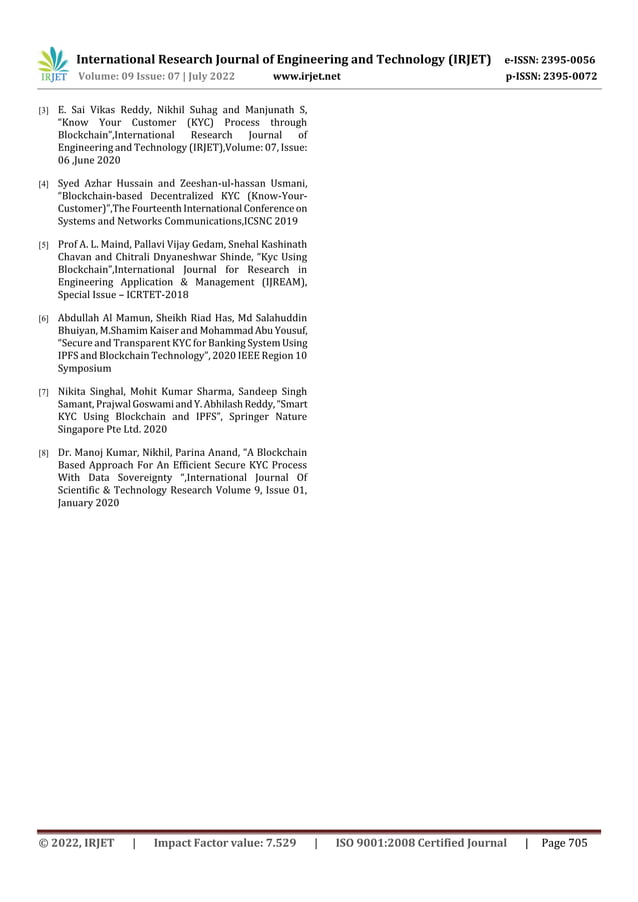 KYC VERIFICATION USING BLOCKCHAIN | PDF