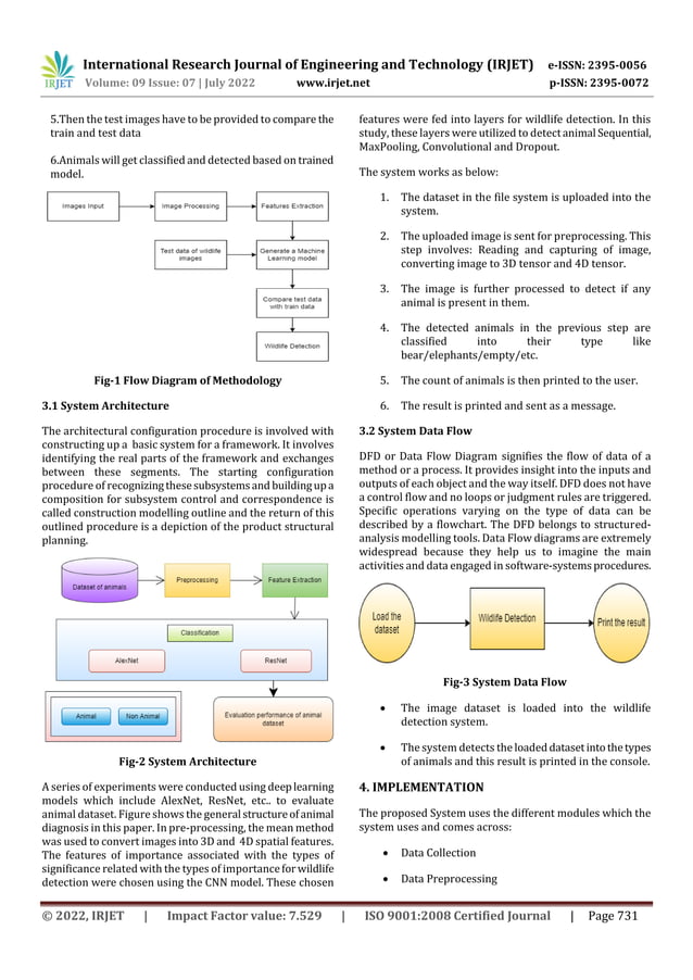 Wildlife Detection System using Deep Neural Networks | PDF