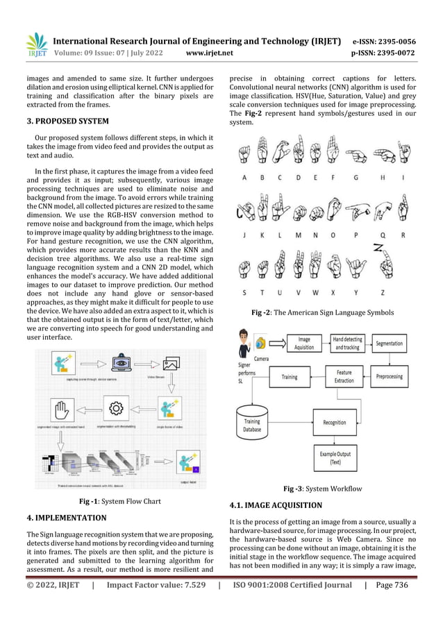 SIGN LANGUAGE INTERFACE SYSTEM FOR HEARING IMPAIRED PEOPLE | PDF