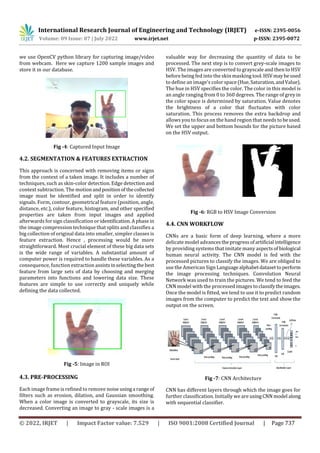 SIGN LANGUAGE INTERFACE SYSTEM FOR HEARING IMPAIRED PEOPLE | PDF