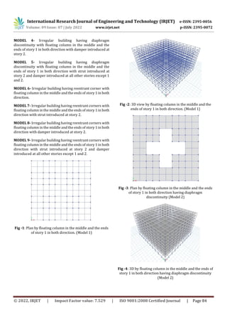 Seismic optimization of horizontally irregular buildings with floating ...