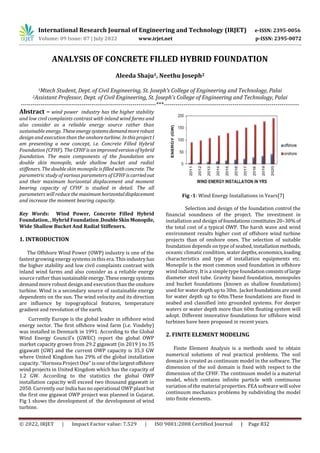 ANALYSIS OF CONCRETE FILLED HYBRID FOUNDATION | PDF | Power and Energy Industry | Industries