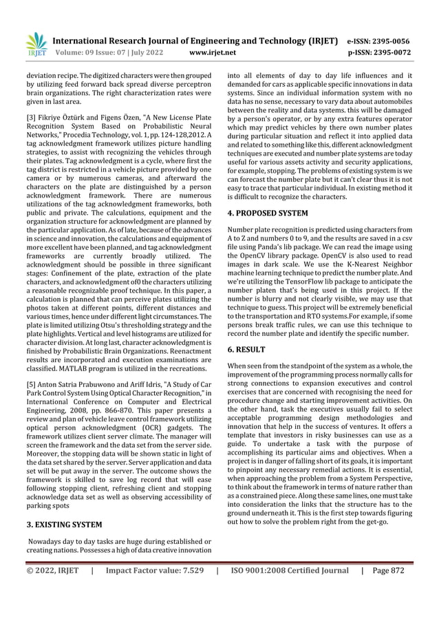 Vehicle Number Plate Detection Pdf Computing Technology And Computing