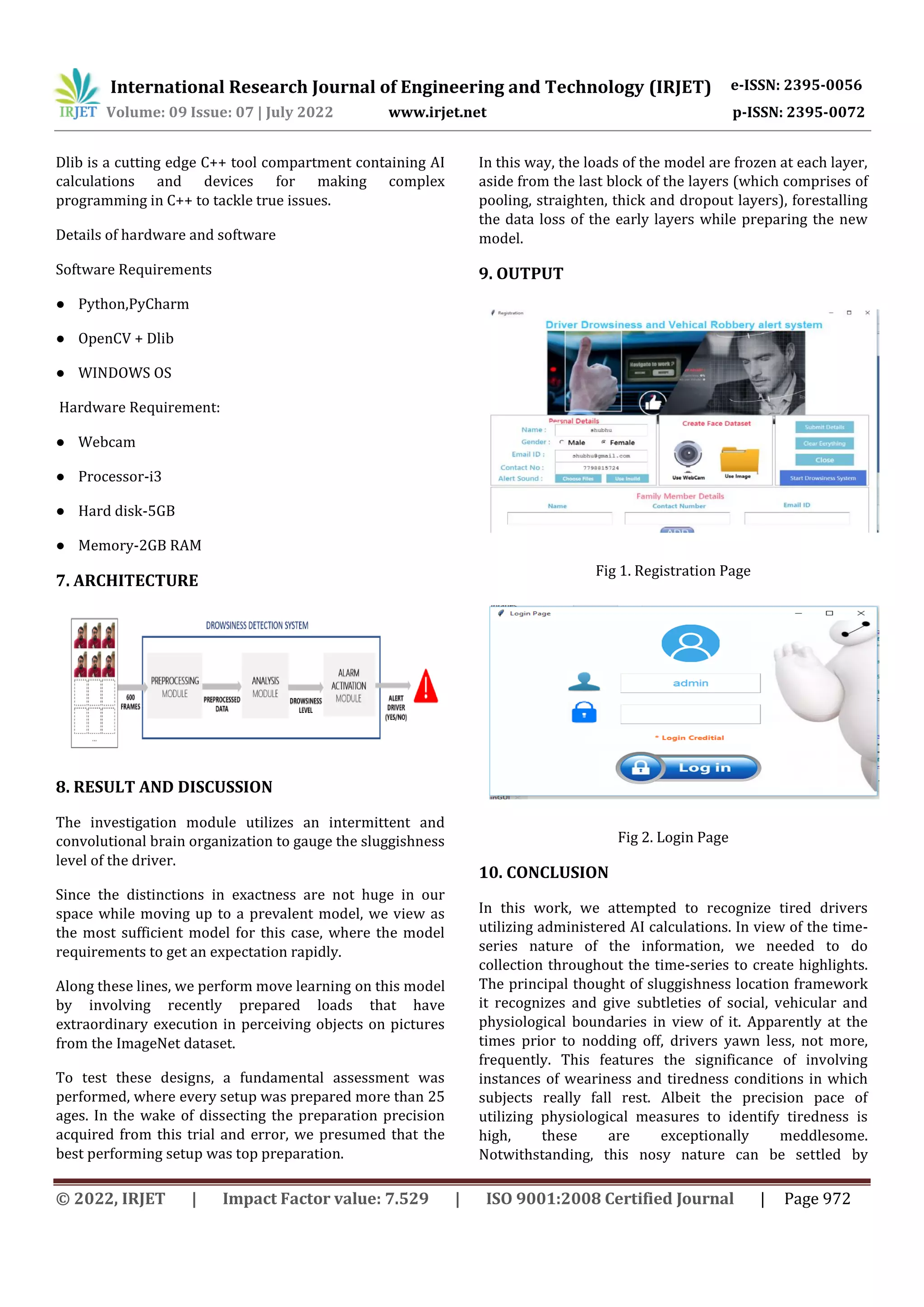Realtime Car Driver Drowsiness Detection Using Machine Learning