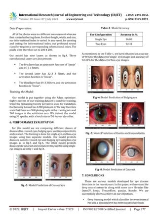 EYE DISEASE IDENTIFICATION USING DEEP LEARNING | PDF