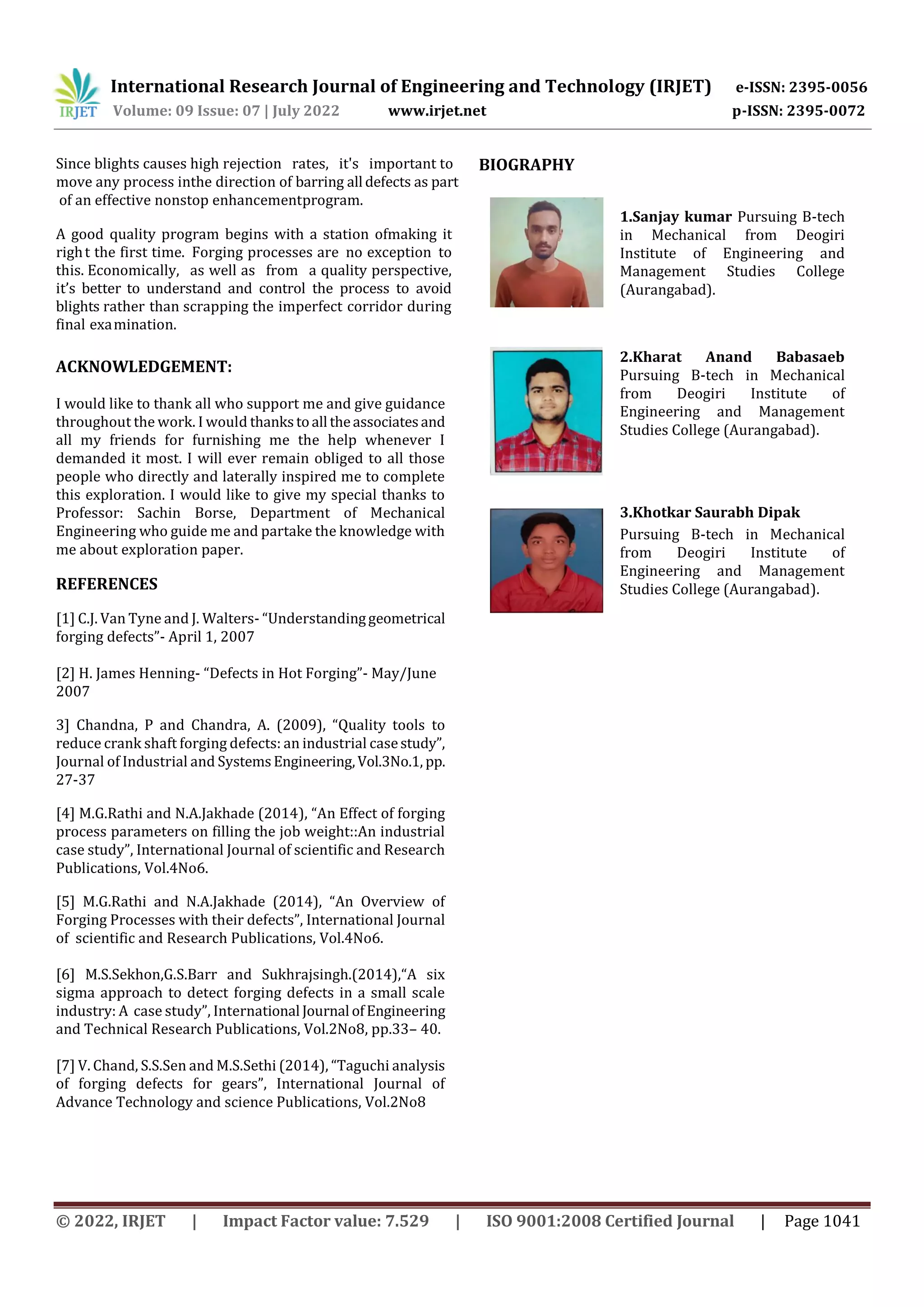 An Overview of Forging Process and Defects in Hot and Cold Forging | PDF