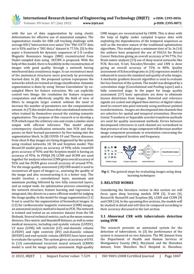 Performance Comparison Analysis for Medical Images Using Deep Learning Approaches | PDF ...