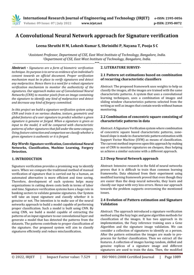 A Convolutional Neural Network Approach For Signature Verification Pdf