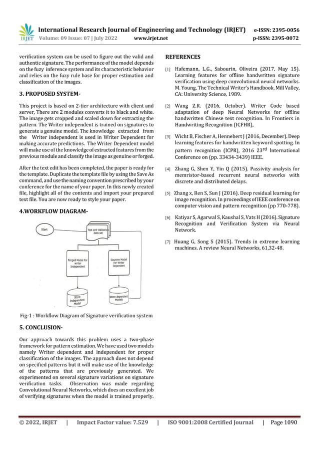 A Convolutional Neural Network approach for Signature verification | PDF