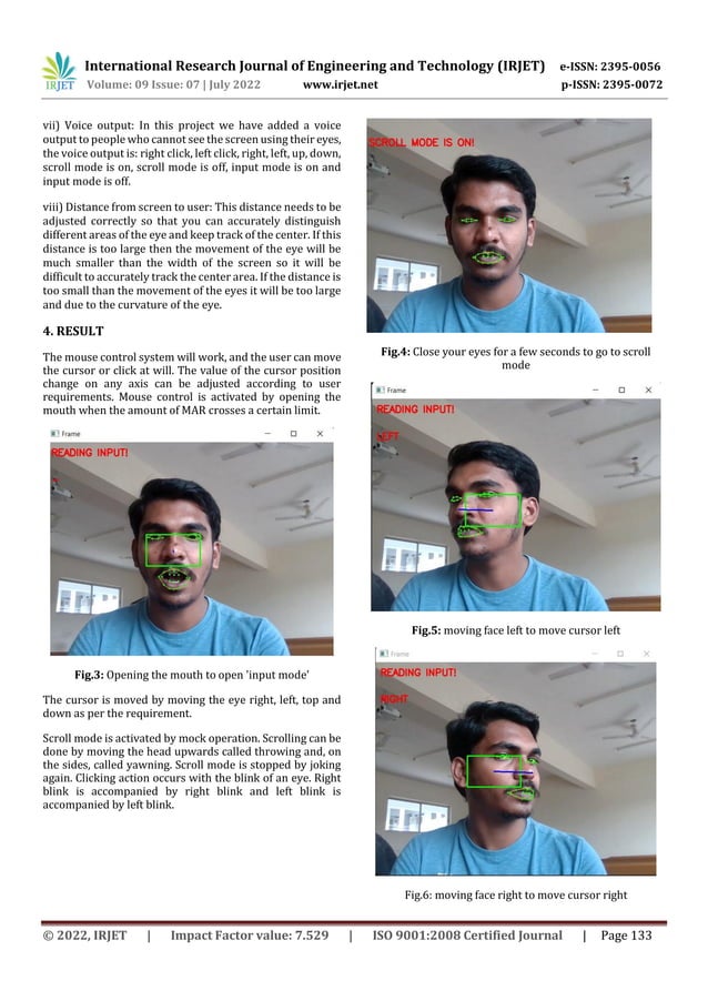 Implementing Deep Learning Model In Human Computer Interaction With