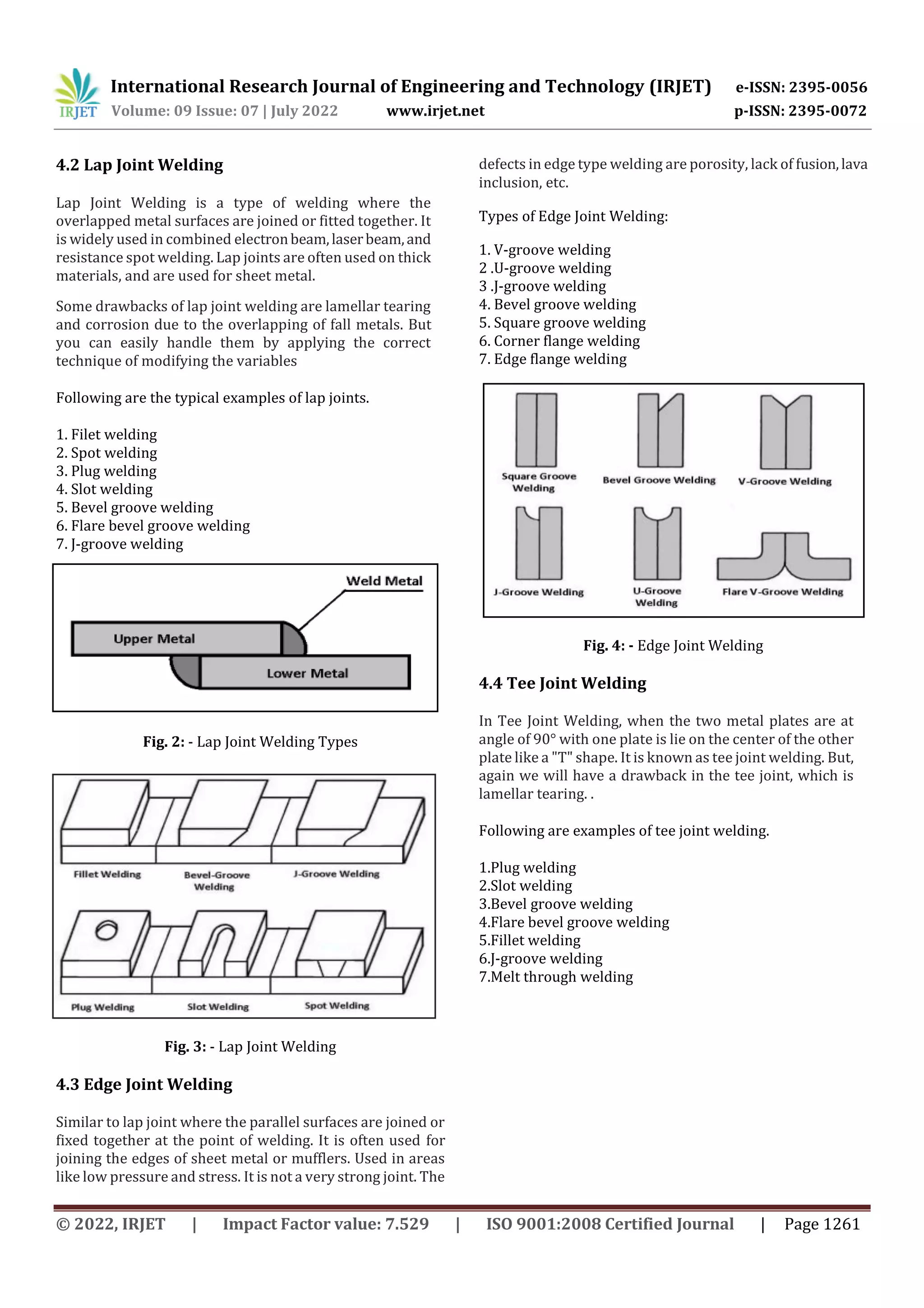 Overview on Welding Fixtures, Welding Joints, Welding Defects and CO2 arc welding | PDF