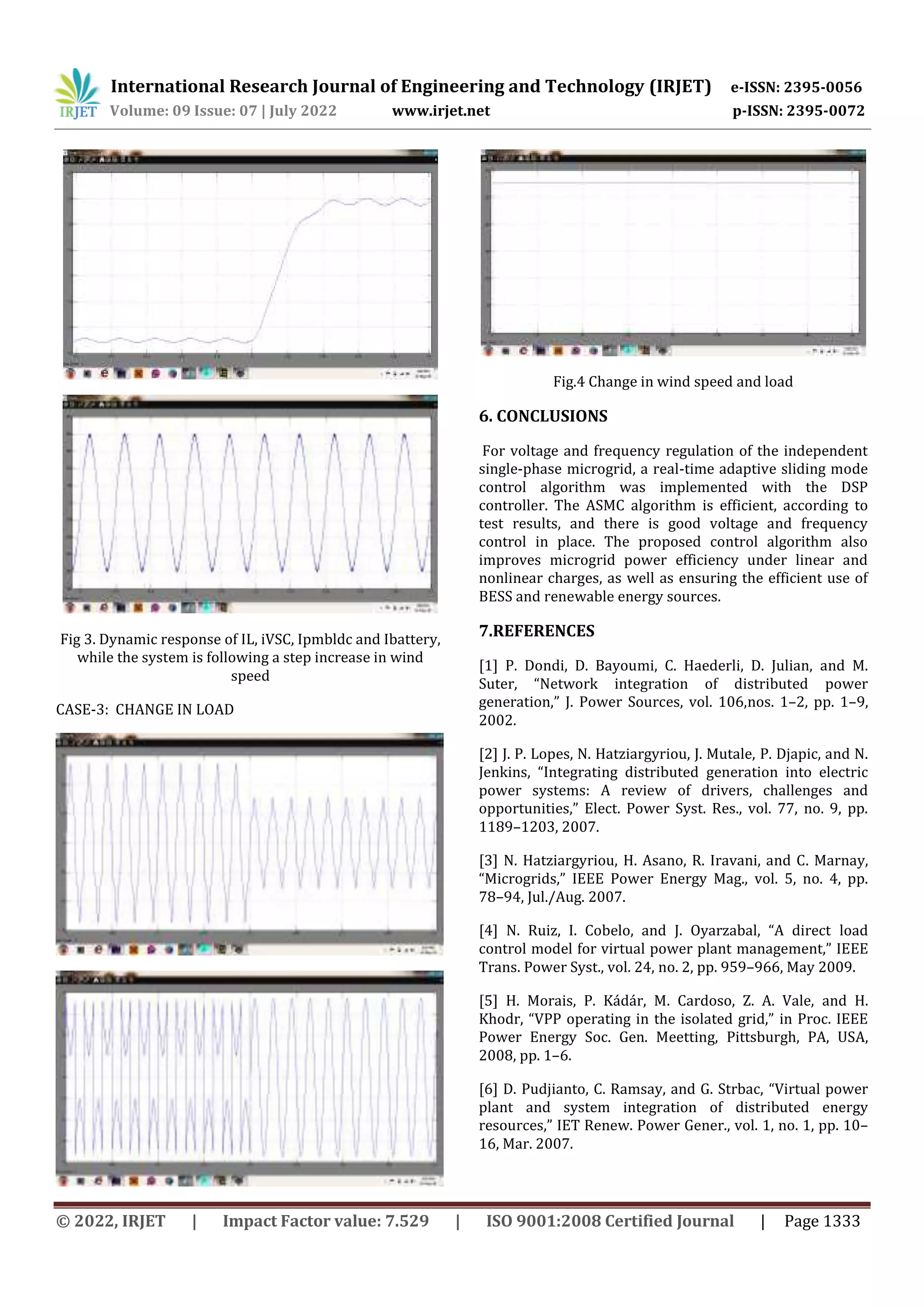 Sliding Mode Adaptive Control of a Standalone Single Phase Microgrid Powered by a Solar PV Array ...