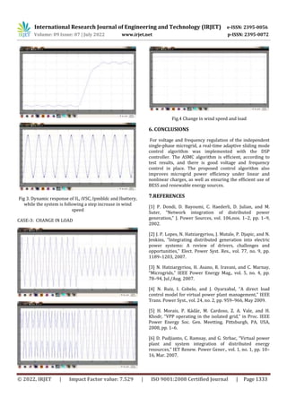 Sliding Mode Adaptive Control of a Standalone Single Phase Microgrid ...