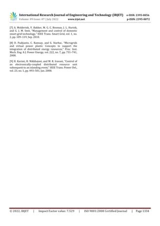 Sliding Mode Adaptive Control of a Standalone Single Phase Microgrid Powered by a Solar PV Array ...