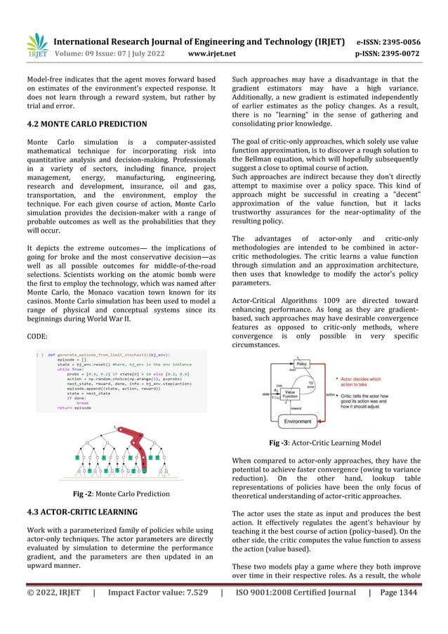 GAMING BOT USING REINFORCEMENT LEARNING | PDF