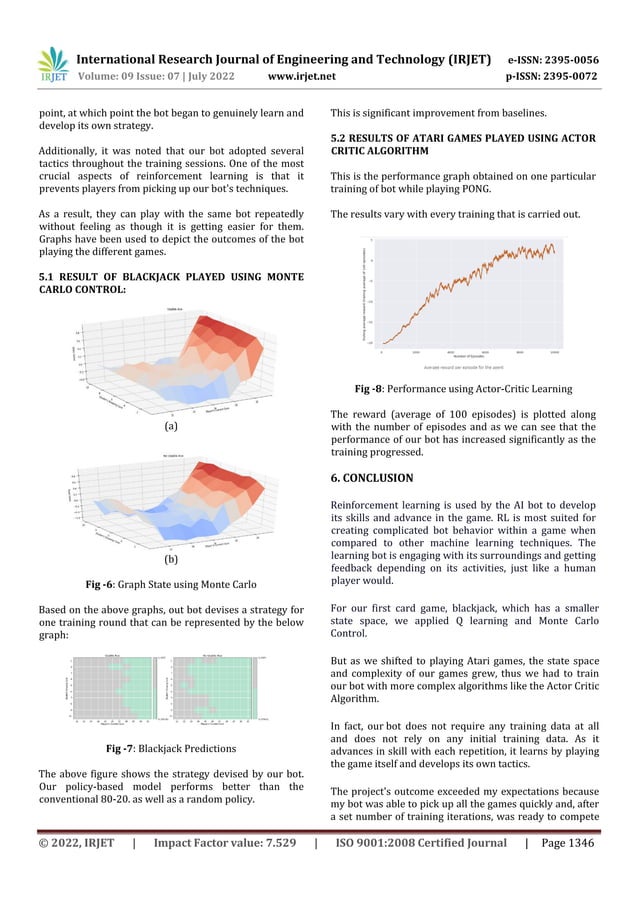 GAMING BOT USING REINFORCEMENT LEARNING | PDF