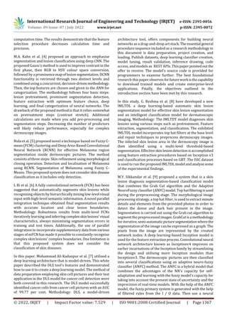 Deep Learning-Based Skin Lesion Detection and Classification: A Review | PDF