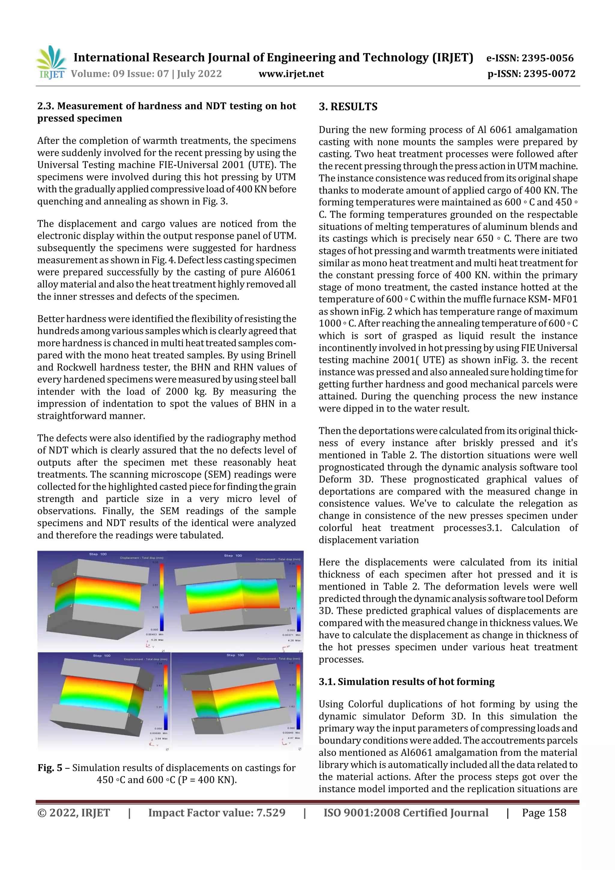 Inspection and Testing Methods in Casting. | PDF
