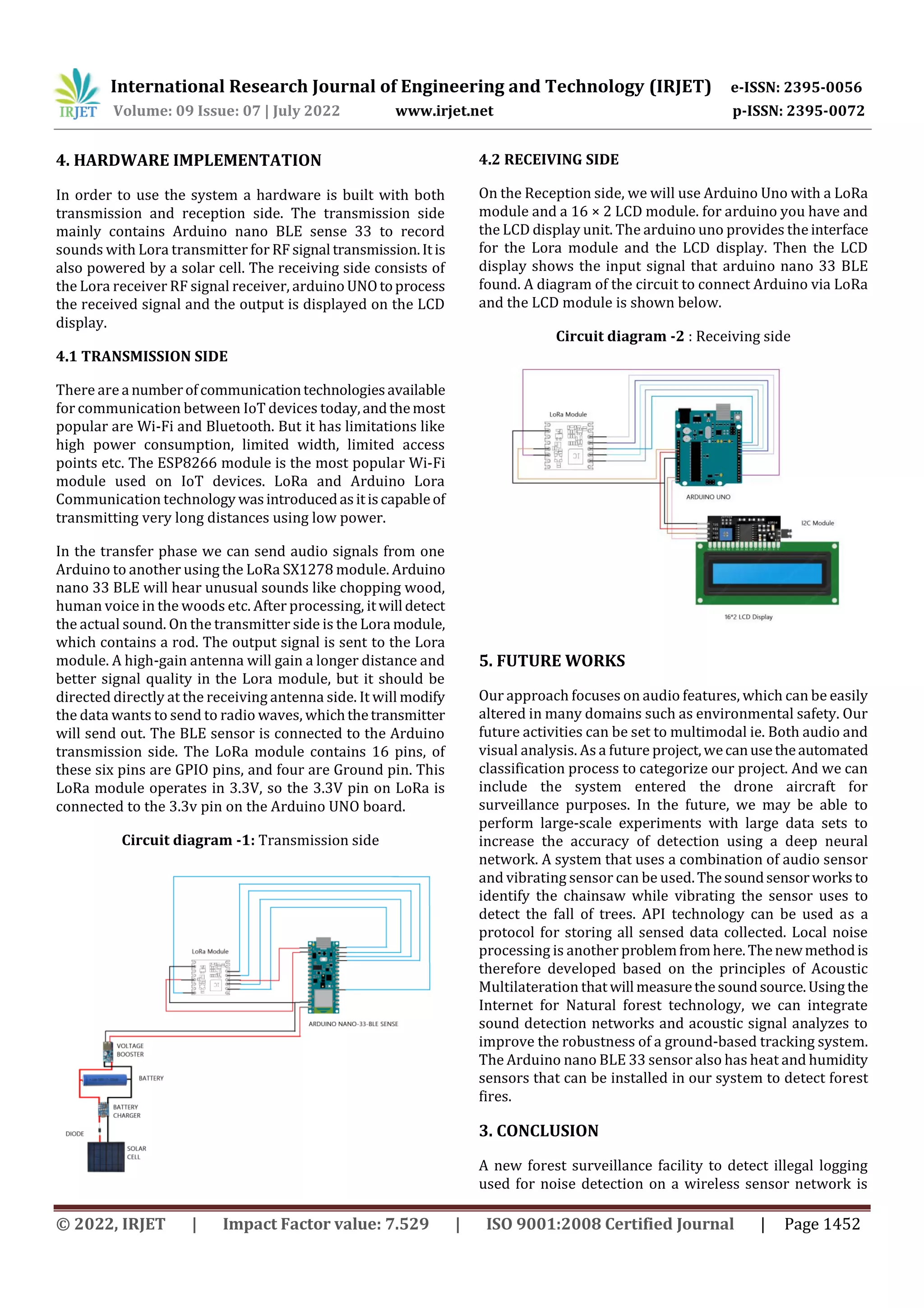 ILLEGAL LOGGING DETECTION BASED ON ACOUSTICS | PDF