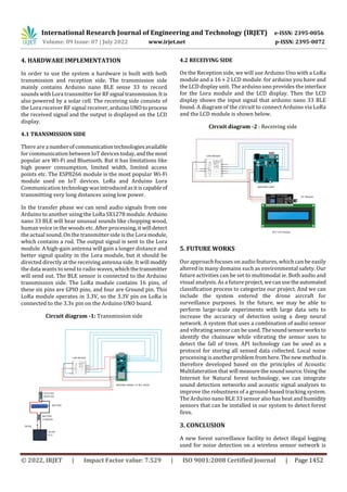 ILLEGAL LOGGING DETECTION BASED ON ACOUSTICS | PDF