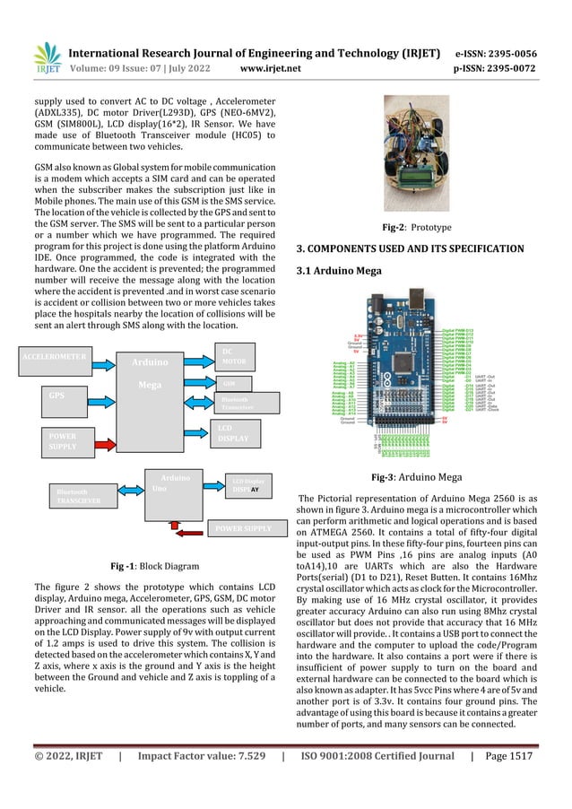 VEHICLE TO VEHICLE COMMUNICATION FOR ACCIDENT-AVOIDANCE SYSTEM | PDF | Auto Safety Technologies ...
