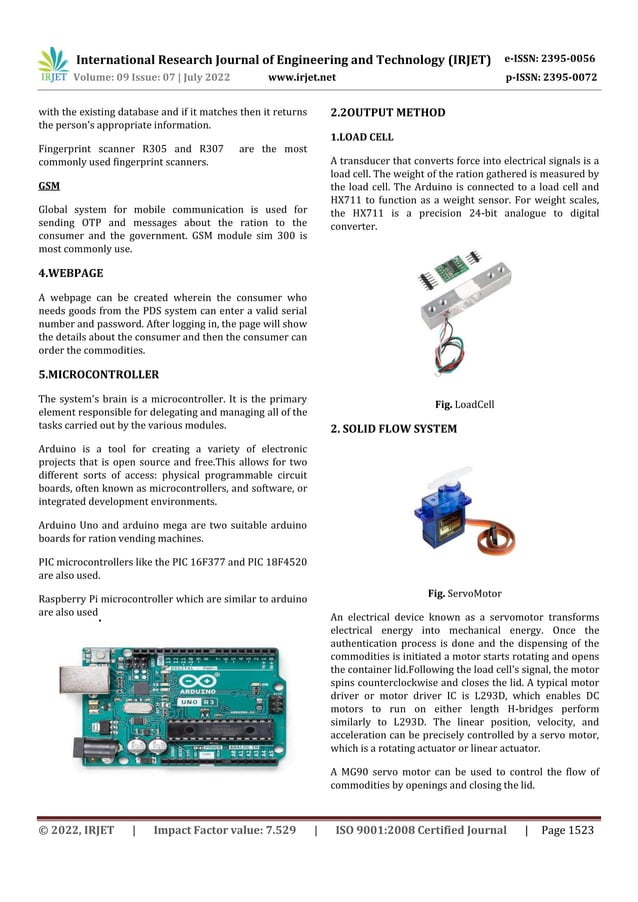 Design and Fabrication of Single Window Automatic Vending Machine for ...