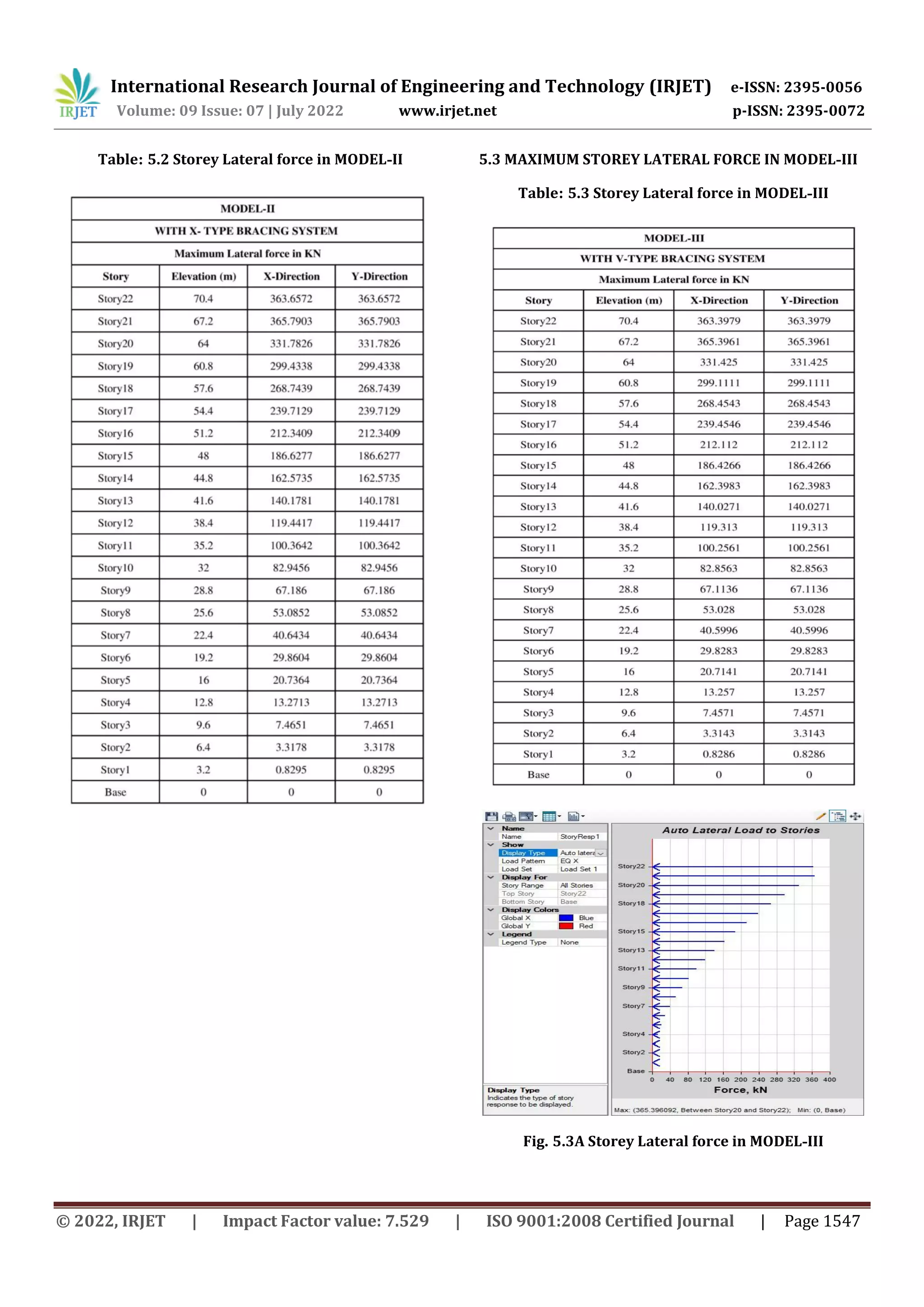Seismic Behavior of Steel Frame Structure with and Without Bracing | PDF