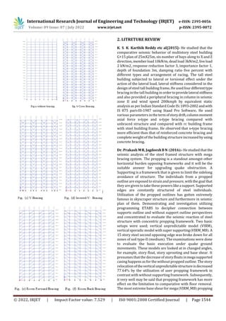 Seismic Behavior of Steel Frame Structure with and Without Bracing ...