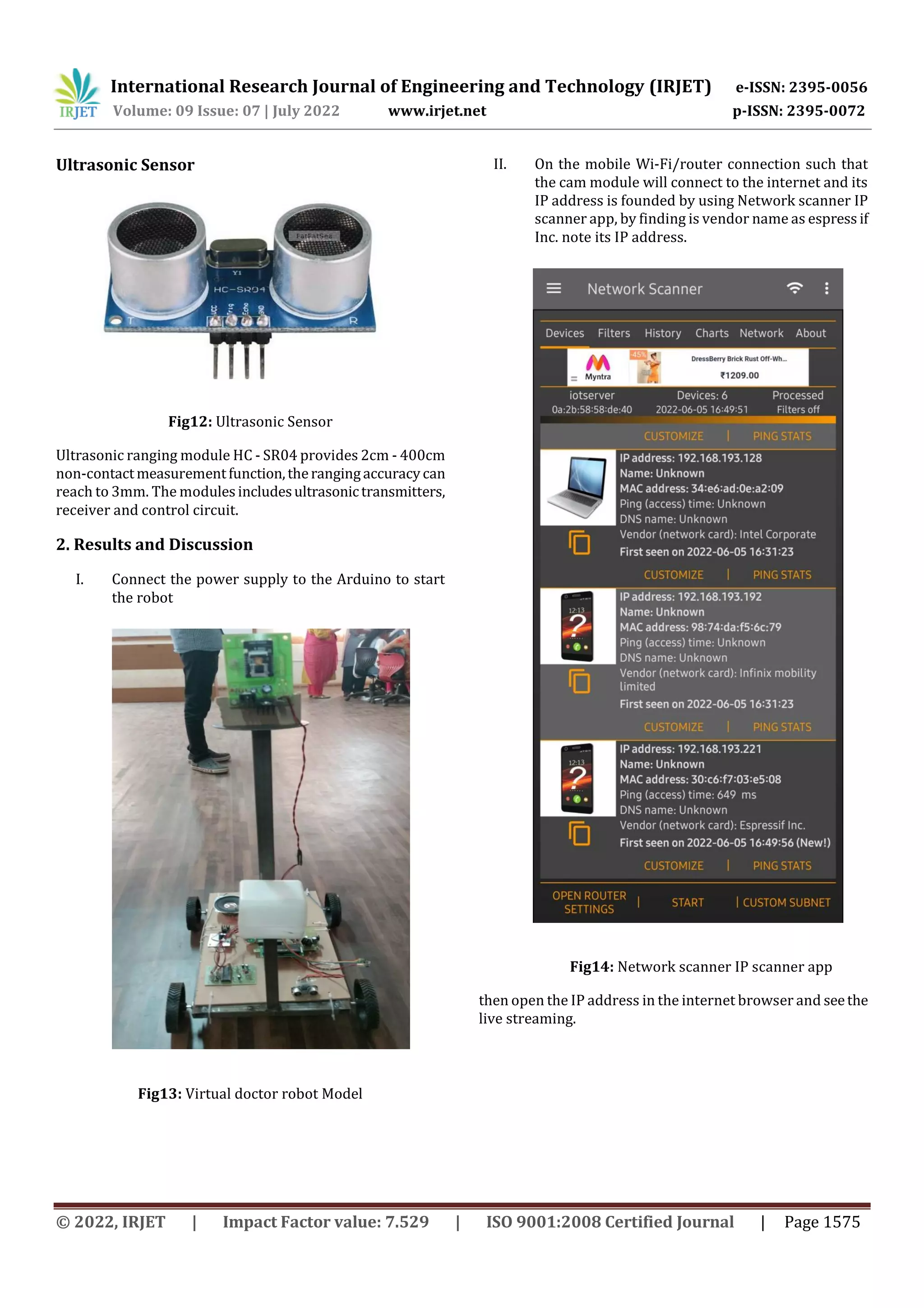 IOT Virtual Doctor Robot for Online Doctor Consultation of Patient ...
