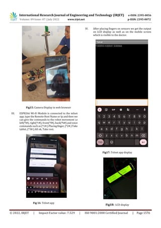 IOT Virtual Doctor Robot for Online Doctor Consultation of Patient ...