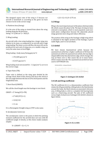 Design, Fabrication and Aerodynamic Analysis of RC Powered Aircraft ...