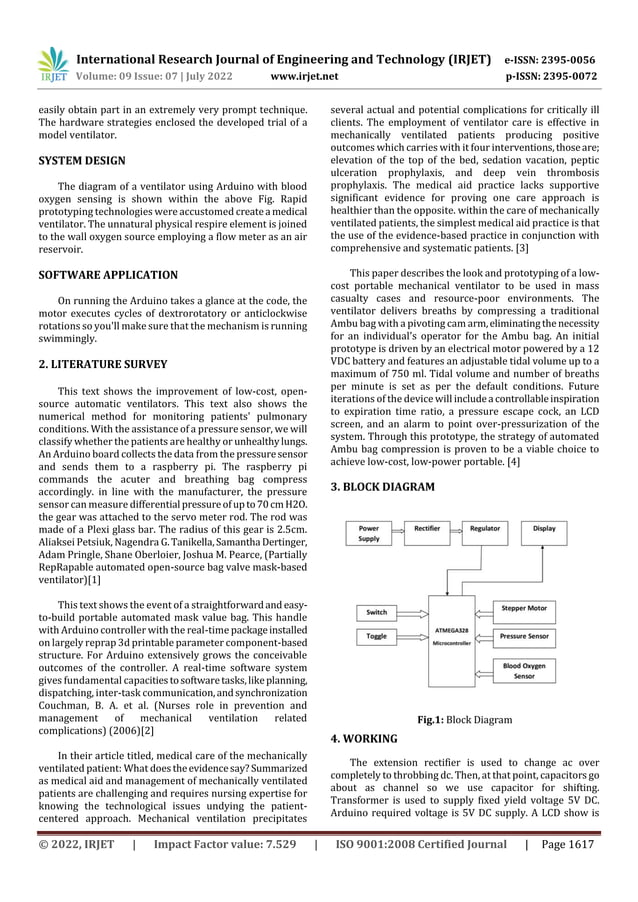 DIY Ventilator using Arduino with Blood Oxygen Sensing for Covid ...