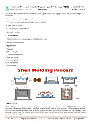 Shell Molding-A paper review | PDF | Chemistry | Science