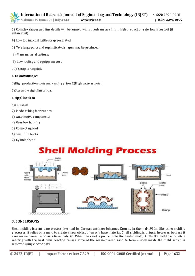 Shell Molding-A paper review | PDF | Chemistry | Science