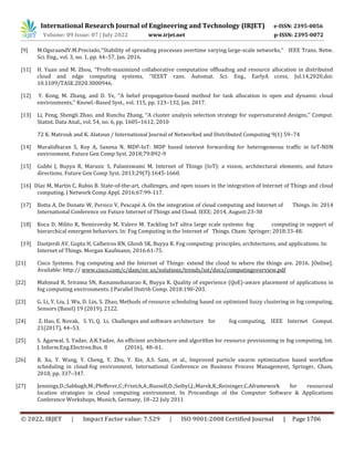 Job Scheduling Mechanisms in Fog Computing Using Soft Computing Techniques. | PDF