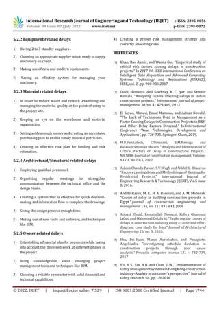 INVESTIGATION ON CAUSES OF DELAYS IN RESIDENTIAL BUILDING CONSTRUCTION PROJECT | PDF