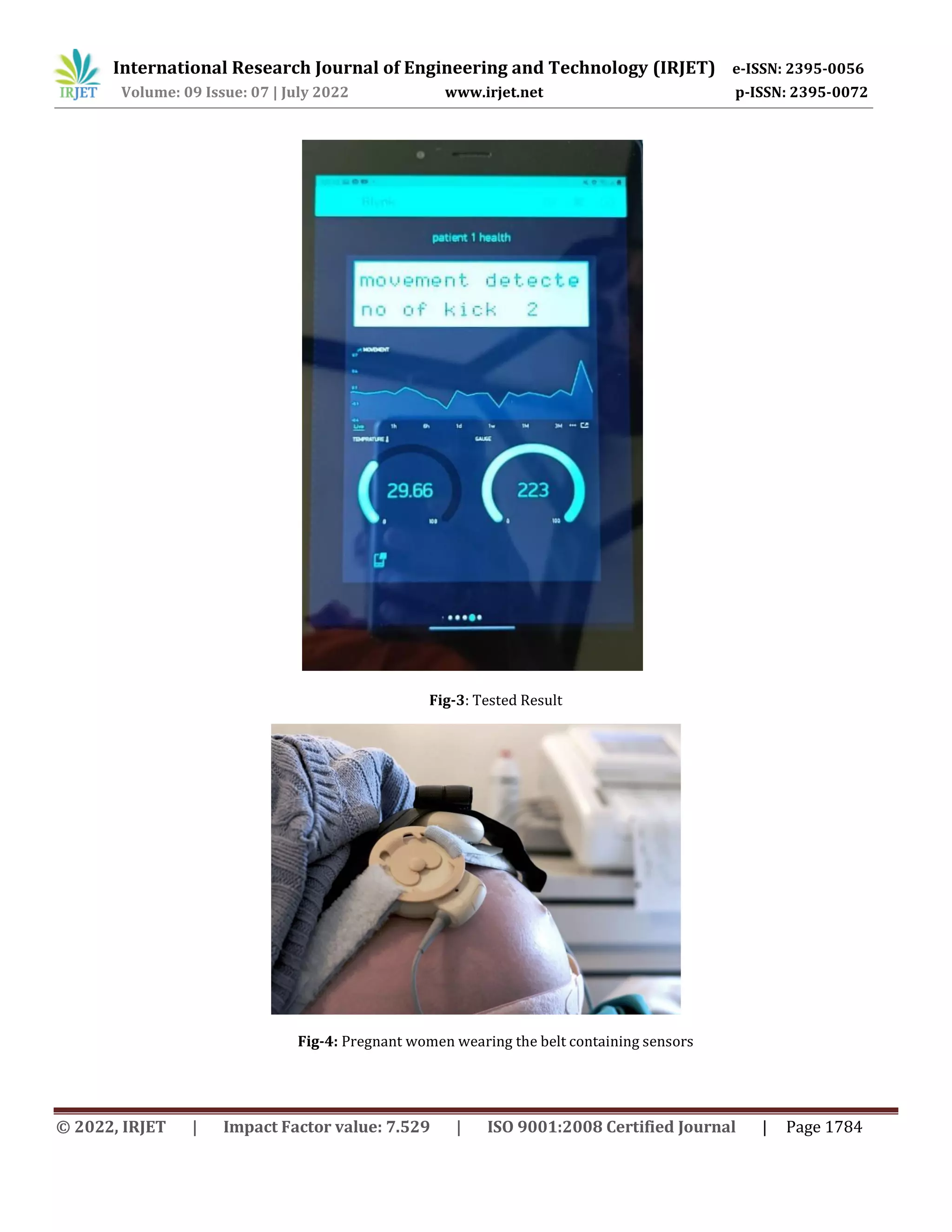 SMART PRENATAL HEALTH CARE MONITORING SYSTEM FOR PREGNANCY WOMEN IN ...