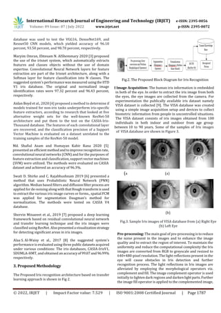 Iris Biometric Based Person Identification Using Deep Learning Technique | PDF