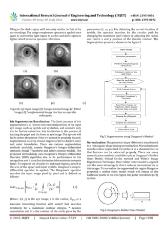 Iris Biometric Based Person Identification Using Deep Learning Technique | PDF