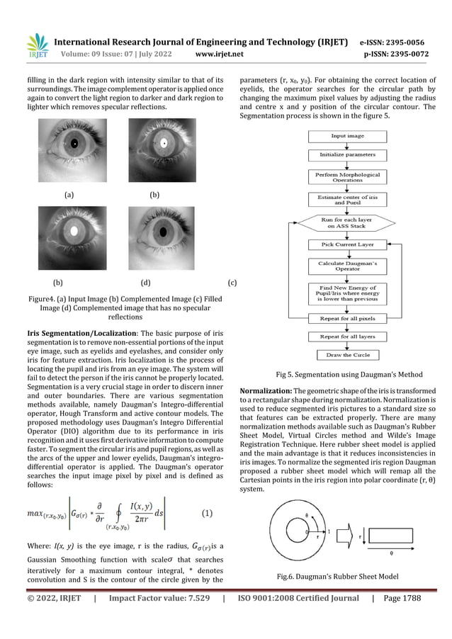 Iris Biometric Based Person Identification Using Deep Learning