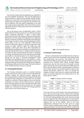 Weapon Detection and Classification in CCTV Footage | PDF