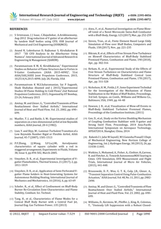 DRAG REDUCTION ANALYSIS OF A V-GUTTER IN AN AFTER-BURNER BY GEOMETRICAL ...
