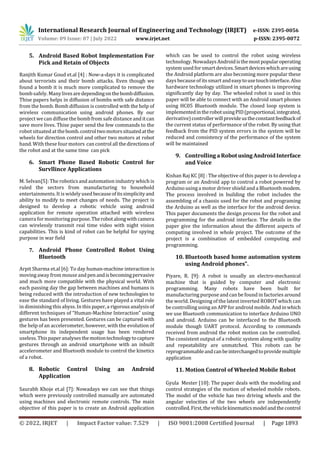 REVIEW ON WIRELESS VOICE CONTROLLED ROBOT | PDF | Operating Systems | Computer Software and ...