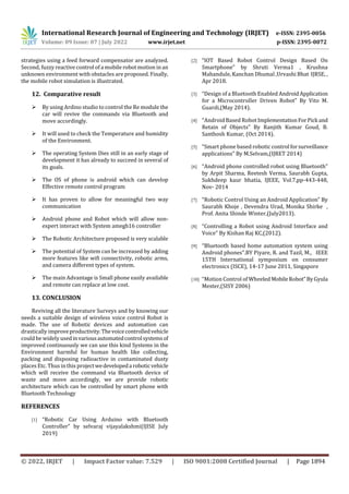 REVIEW ON WIRELESS VOICE CONTROLLED ROBOT | PDF | Operating Systems ...