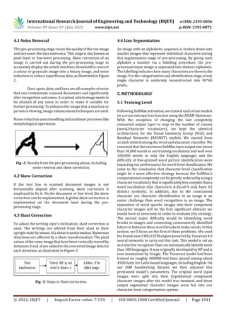 Handwritten Text Recognition and Translation with Audio | PDF