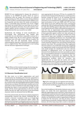 Handwritten Text Recognition and Translation with Audio | PDF