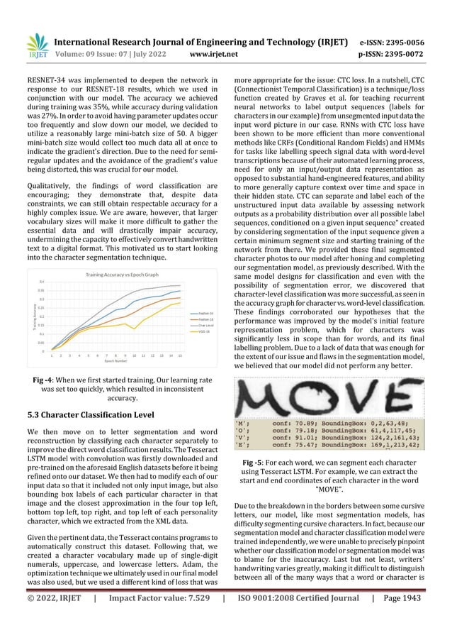 Handwritten Text Recognition and Translation with Audio | PDF