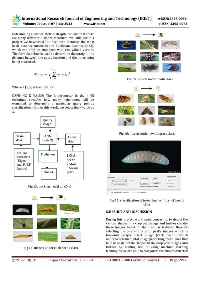 INSECT SHAPE DETECTION AND CLASSIFICATION USING DIGITAL IMAGE PROCESSING | PDF