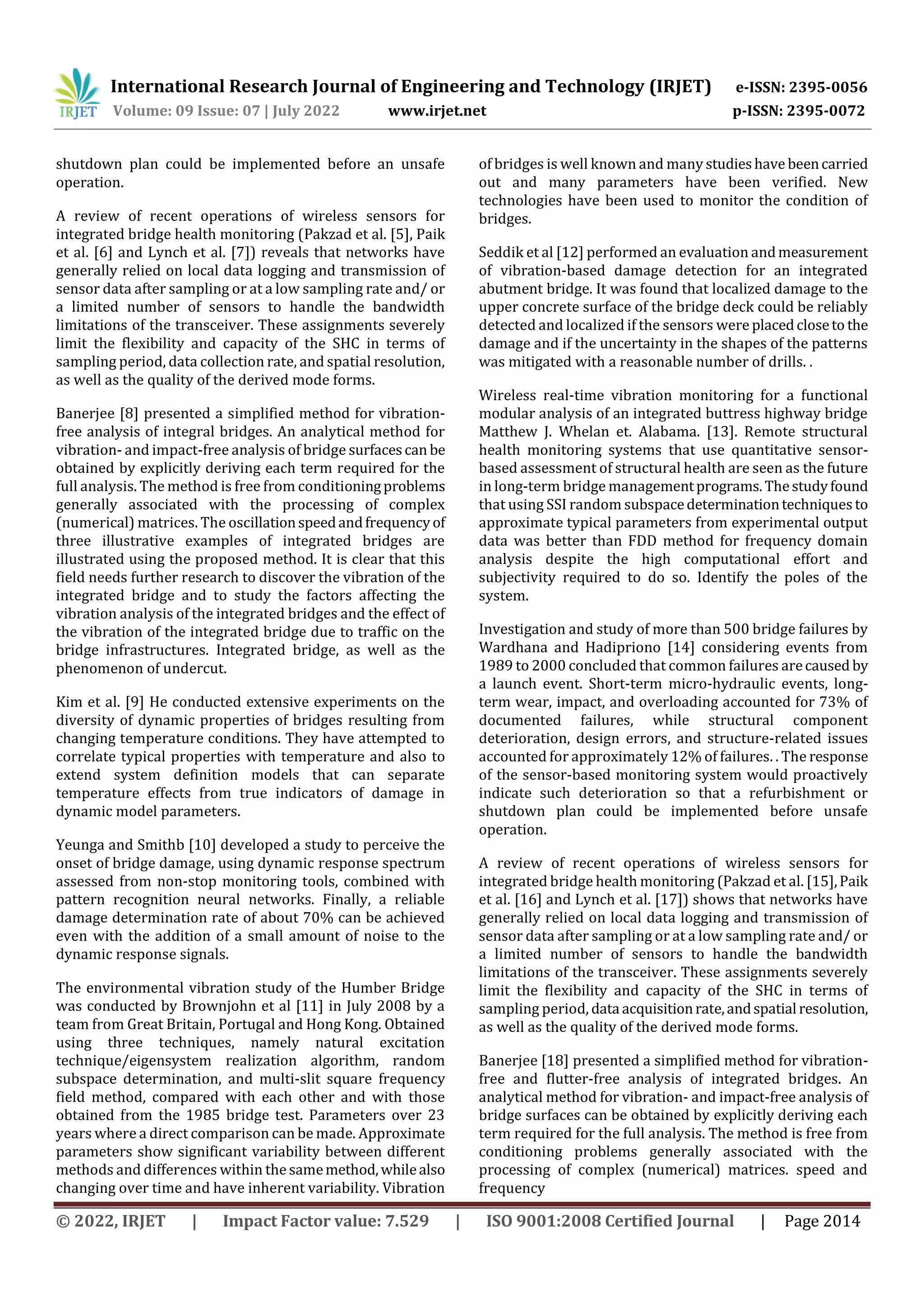Review on Stability Analysis of Bridge Structures | PDF | Civil Engineering Industry | Industries
